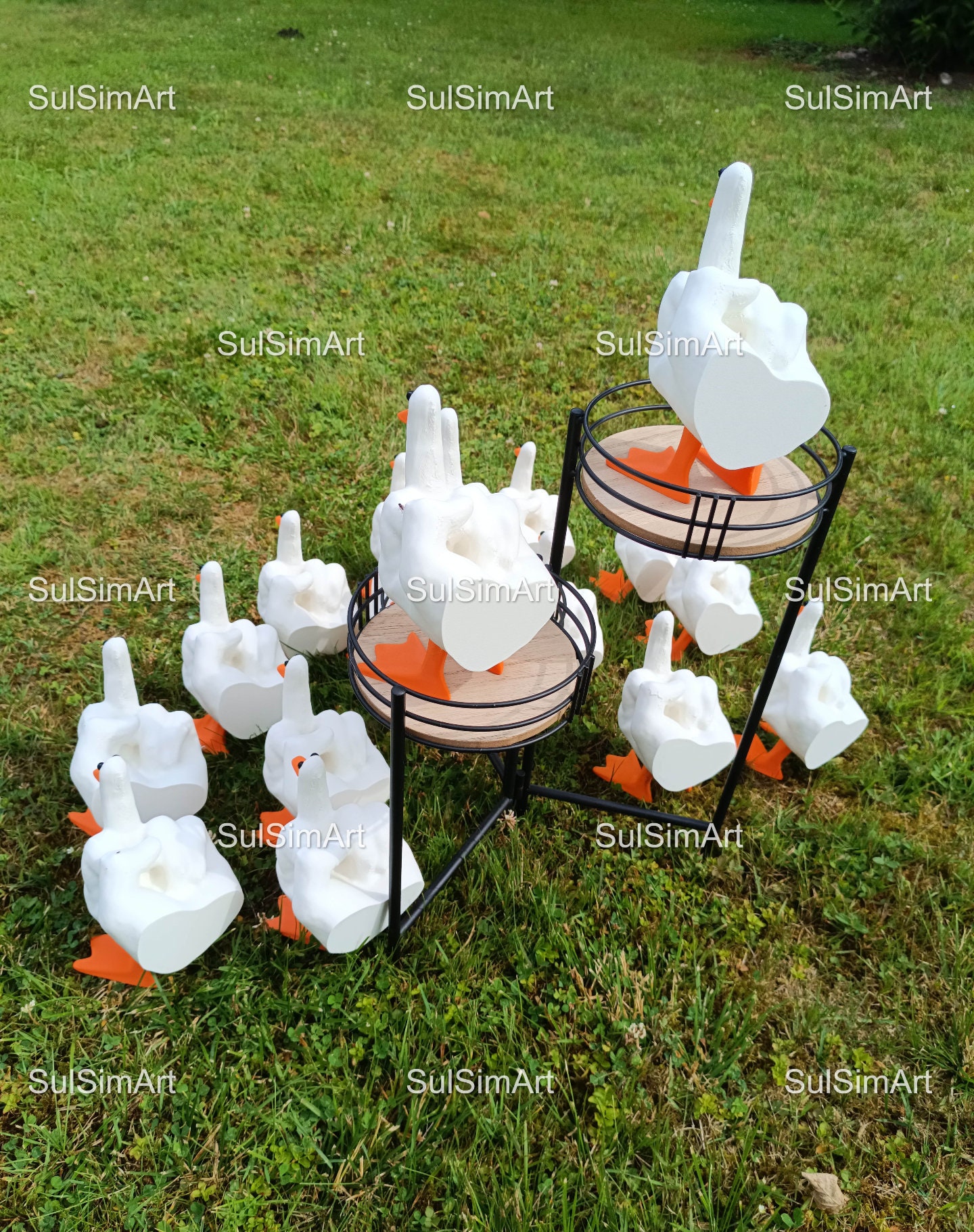 Duck-you Figurine: 3D Printed Middle Finger Statue - Home Decor - Etsy