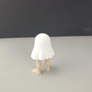 Muscular Ghost Figurine: 3D Printed Halloween Gym Decor - Etsy