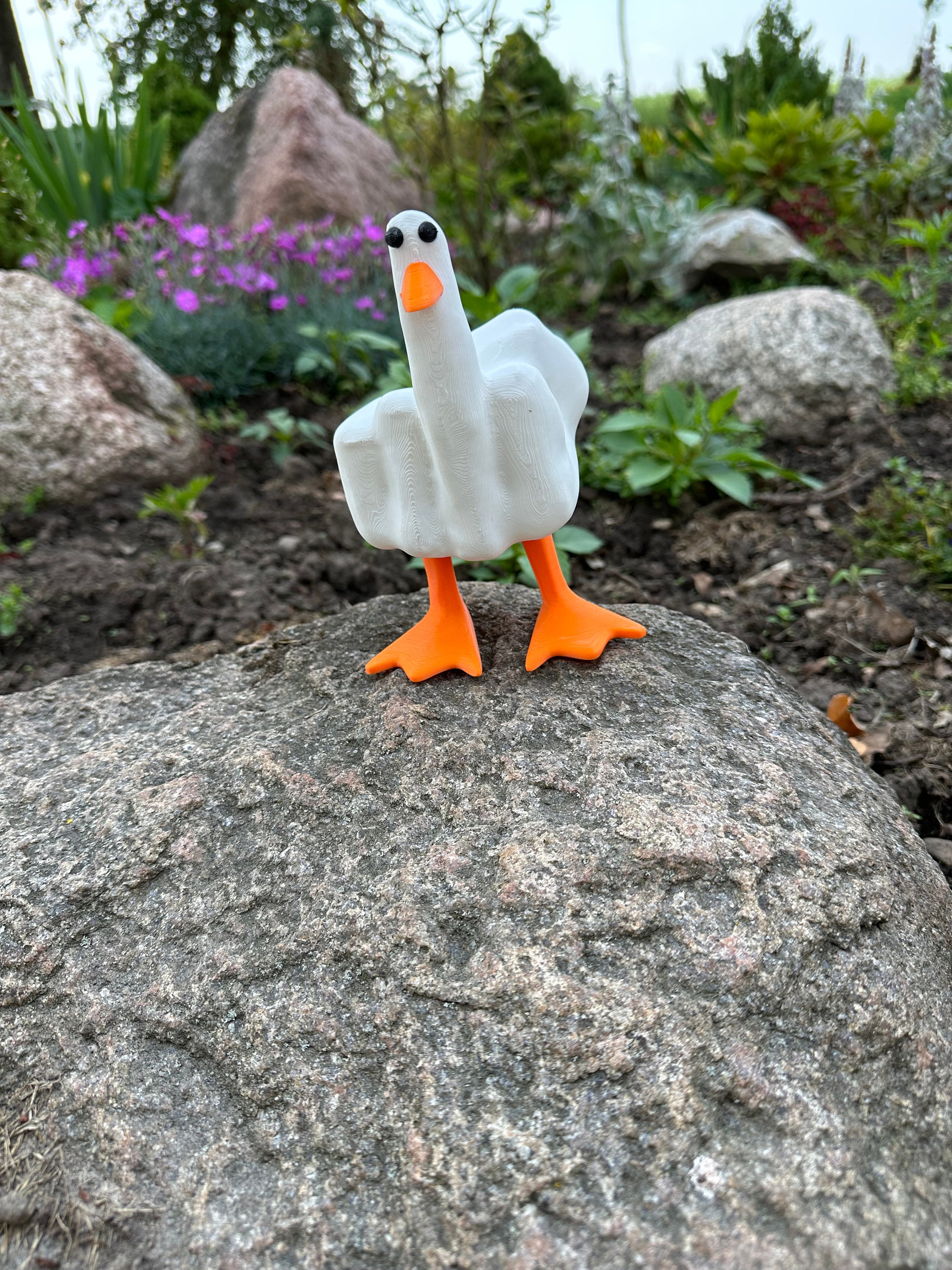 The Duck-you: Original 3D Printed Figurine Middle Finger - Etsy Australia