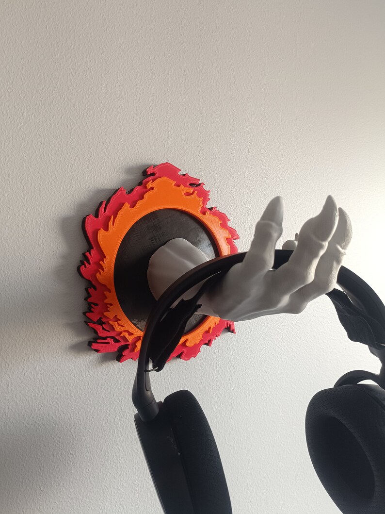 Demon Hand Headphone Holder - 3D Printed - Jewelry Holder - Rings ...