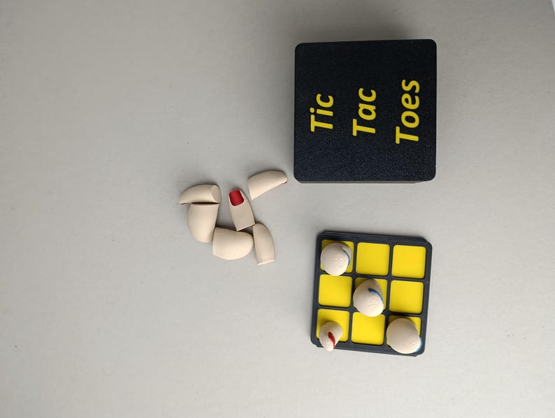3D Printed Tic Tac Toes Game: Quirky Home Decor - Etsy