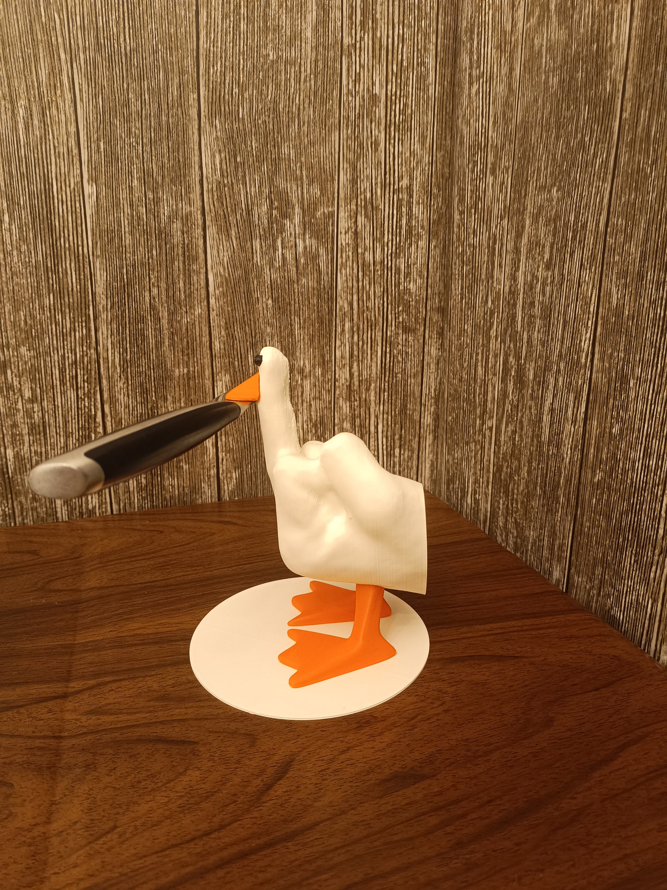 The Duck-you: Original 3D Printed Figurine - Magnetic Beak - Middle ...