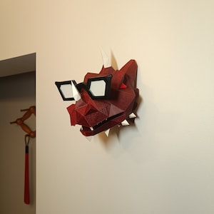 Oldschool Runescape Mr. Mordaut Dragon Head: 3D Printed Wall Art - Etsy