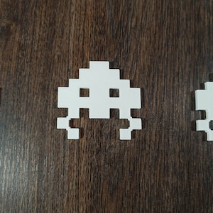 Space Invaders Inspired 2D Wall Art - Retro Wall Art - 3D Printed ...