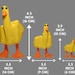The Duck-you: Original 3D Printed Figurine - Middle Finger Statue ...
