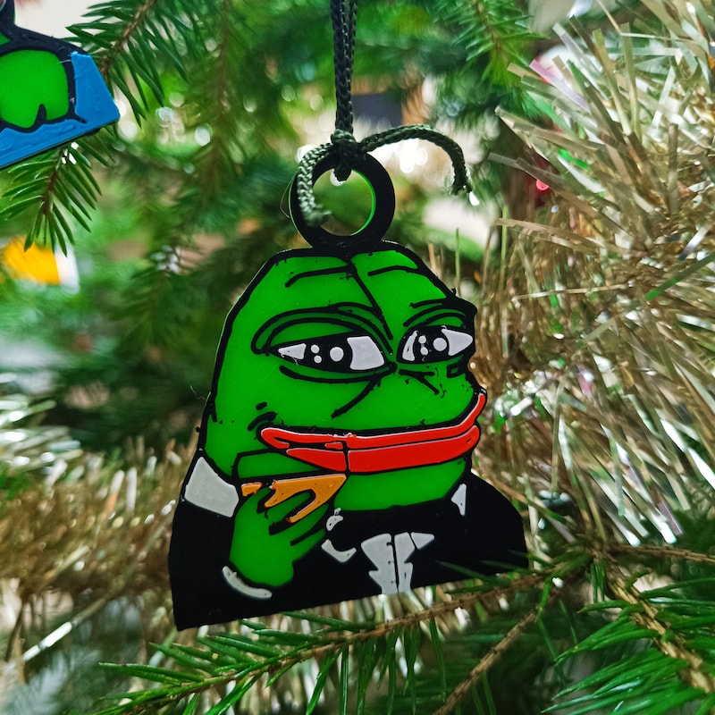 Christmas Pepe - Etsy