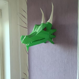 Oldschool Runescape Elvarg's Head - 3D Wall Art - 3D Printed - Dragon ...