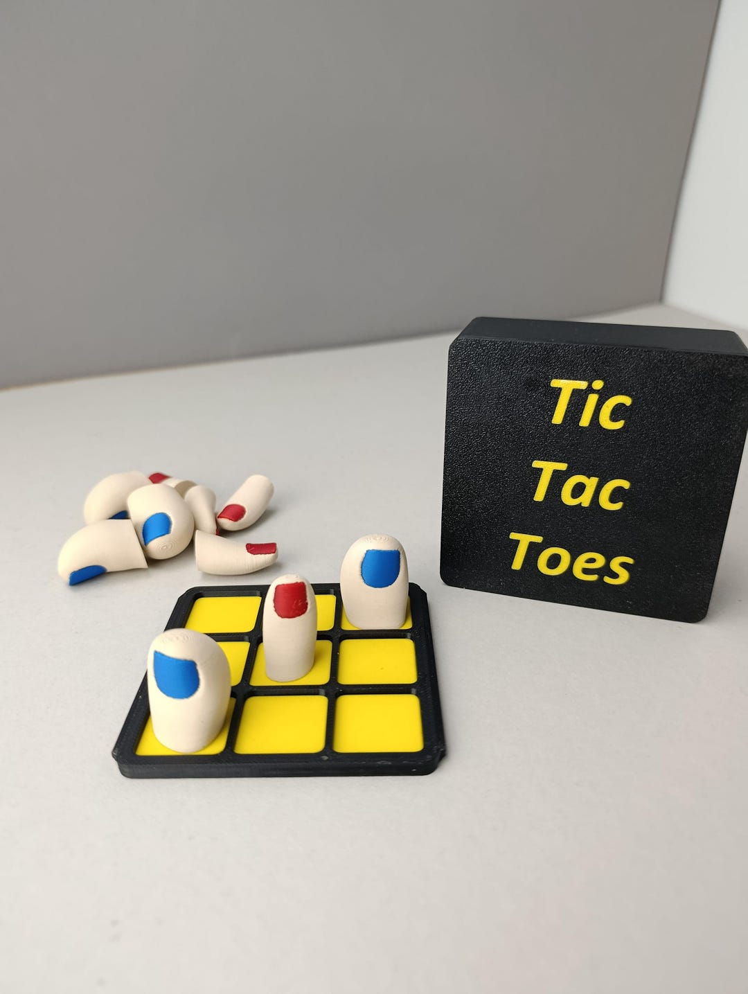 3D Printed Tic Tac Toes Game: Quirky Home Decor - Etsy