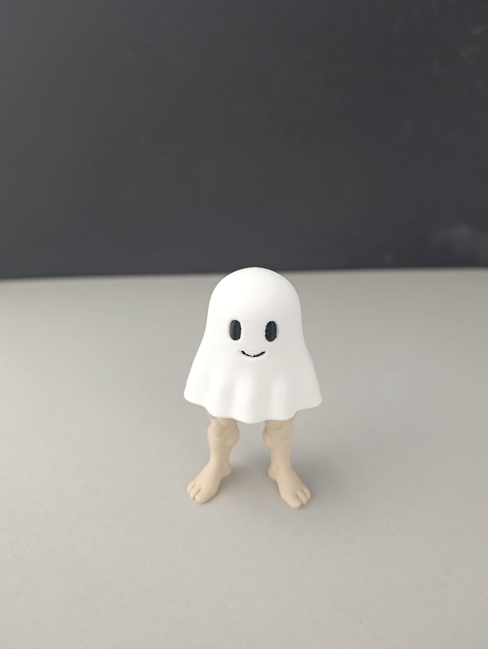 Muscular Ghost Figurine: 3D Printed Halloween Gym Decor - Etsy