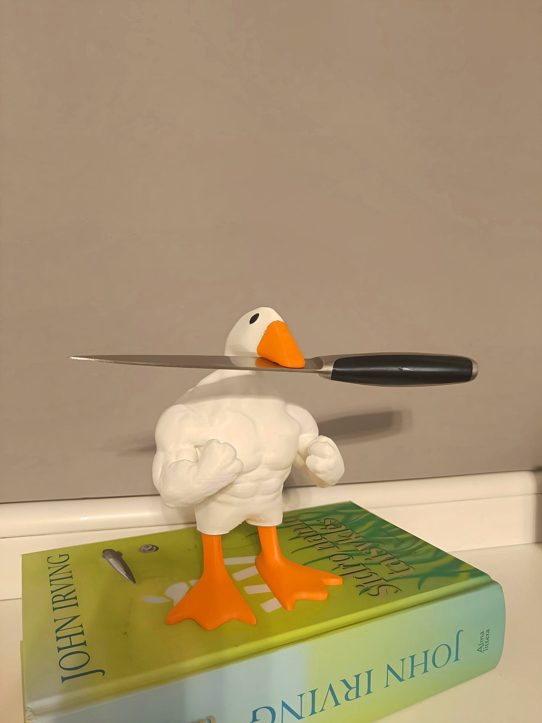 Buff Duck Figurine: Magnetic Key/tool Holder - 3D Printed - Etsy
