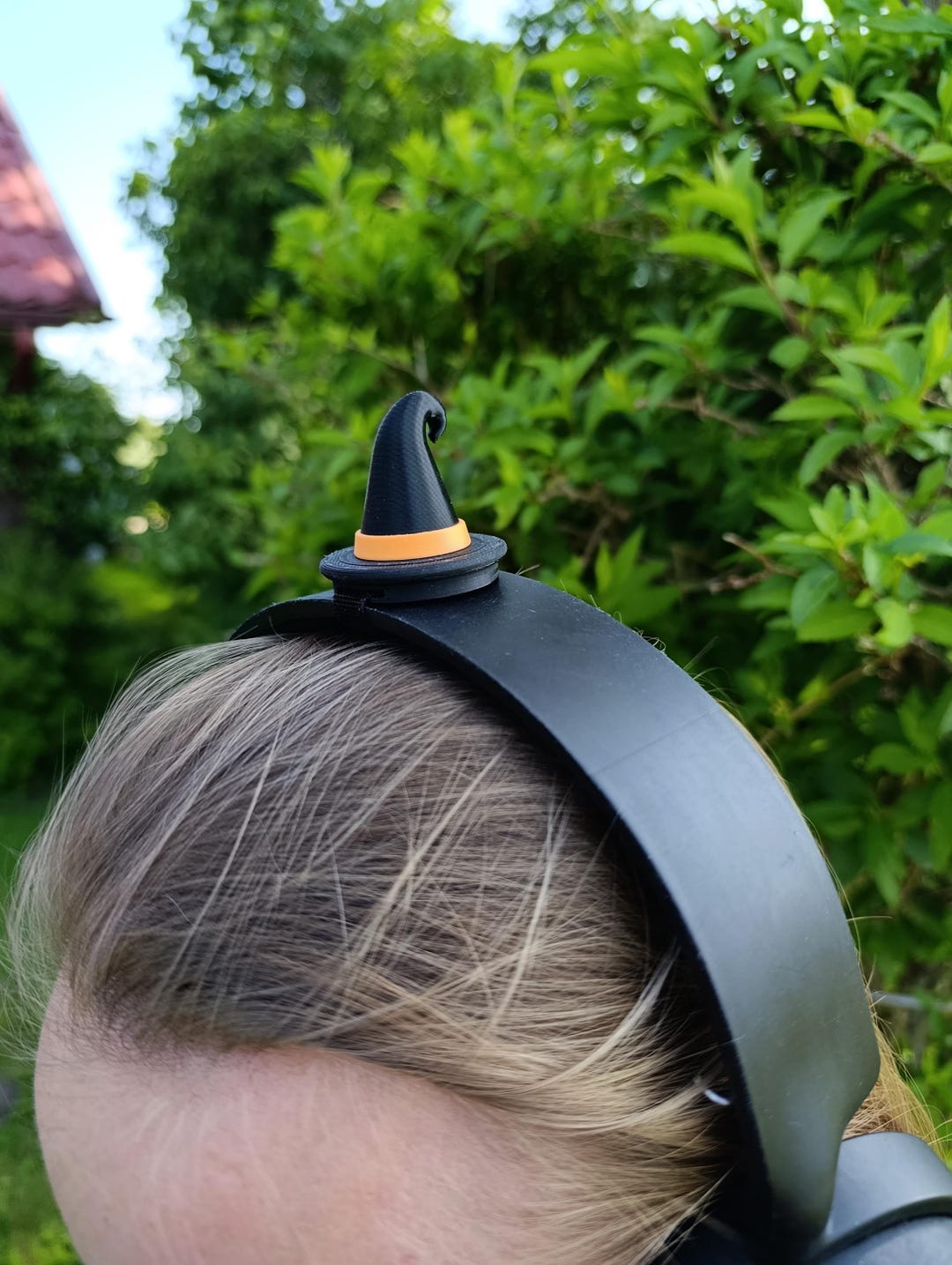 Witch Hat Headset Accessory | 3D Printed Halloween Charm | Funny Gamer ...