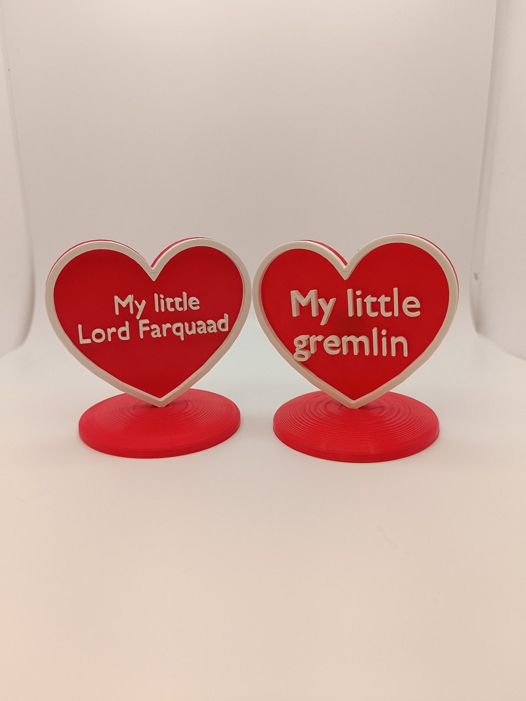 Heart Trophy Magnet Custom Phrases Award Trinket Gift for Him or Her ...