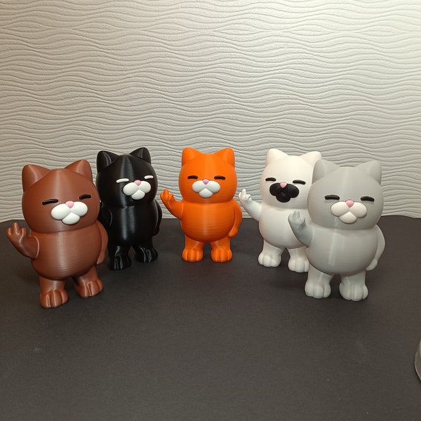 Middle Finger Cat - Etsy