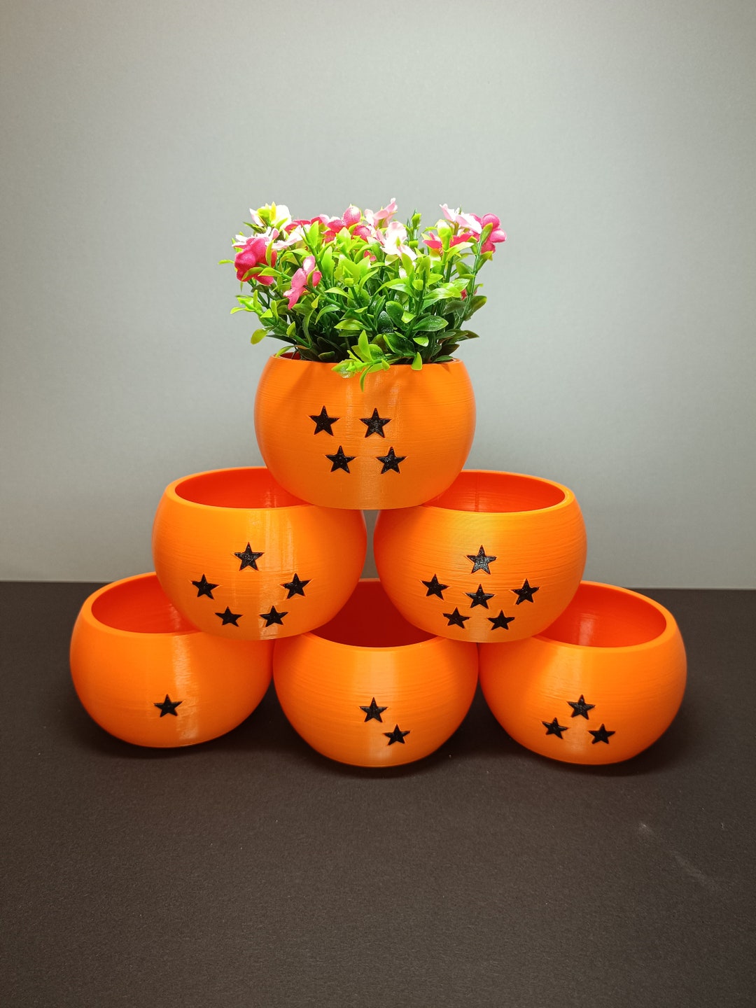 Dragon Balls Inspired Planter - Succulent Pot - 3D Printed - DBZ - Etsy