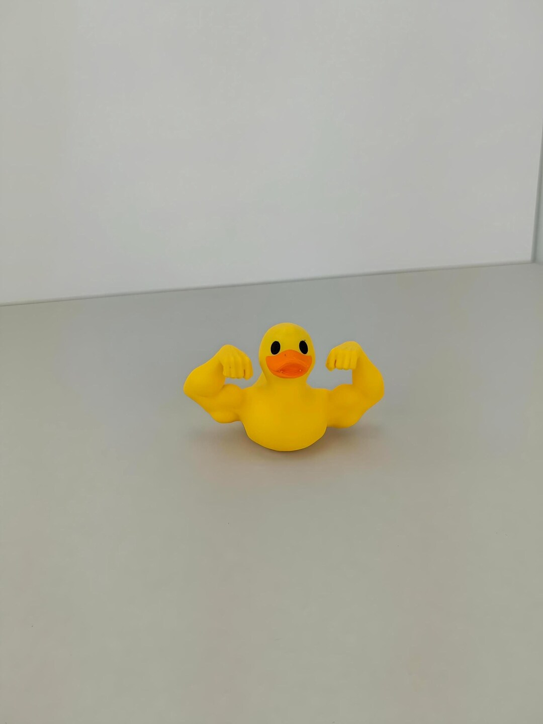 Muscular Arms Duck Meme - Never Skip Arms Day - 3D Printed Dash Duck ...