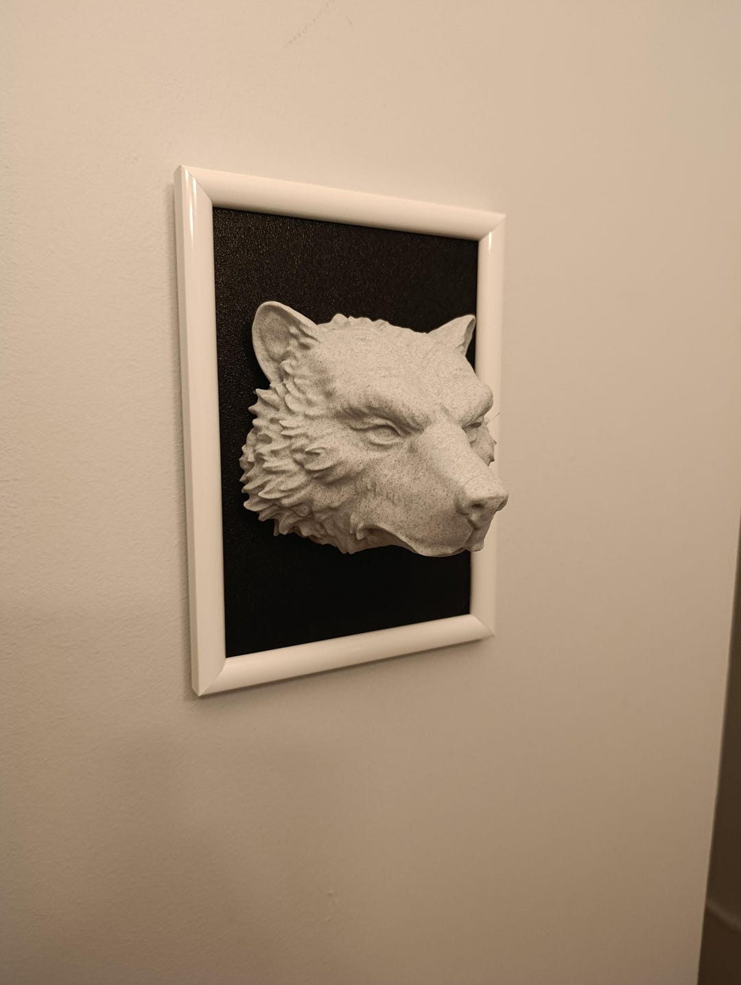 3D Grizzly Bear Wall Art – Framed Bear Sculpture – Custom Wildlife ...