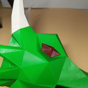 Oldschool Runescape Elvarg's Head - 3D Wall Art - 3D Printed - Dragon ...