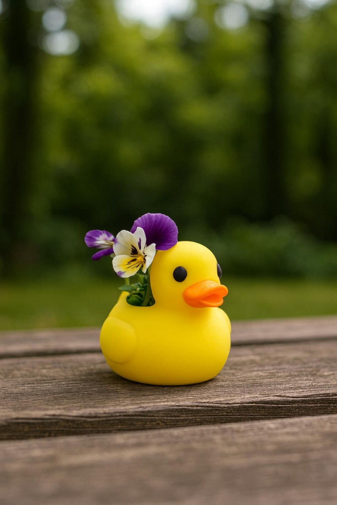 Rubber Duck Succulent Planter – Cute Mini Plant Pot – 3D Printed Duck ...