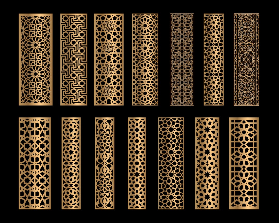 Cnc Pattern, Vector Islamic. Vector Files, for Laser Cut, Cnc, Digital ...