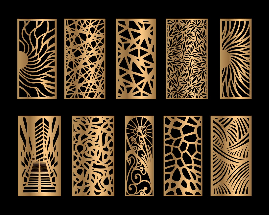 Geometrische Muster, Panel Kollektion 04, Vektor Dateien, für laser cut ...