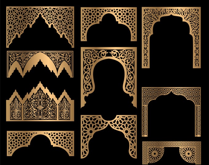 Round Circle Decorative Cup Stand Cnc. Islamic Geometric - Etsy