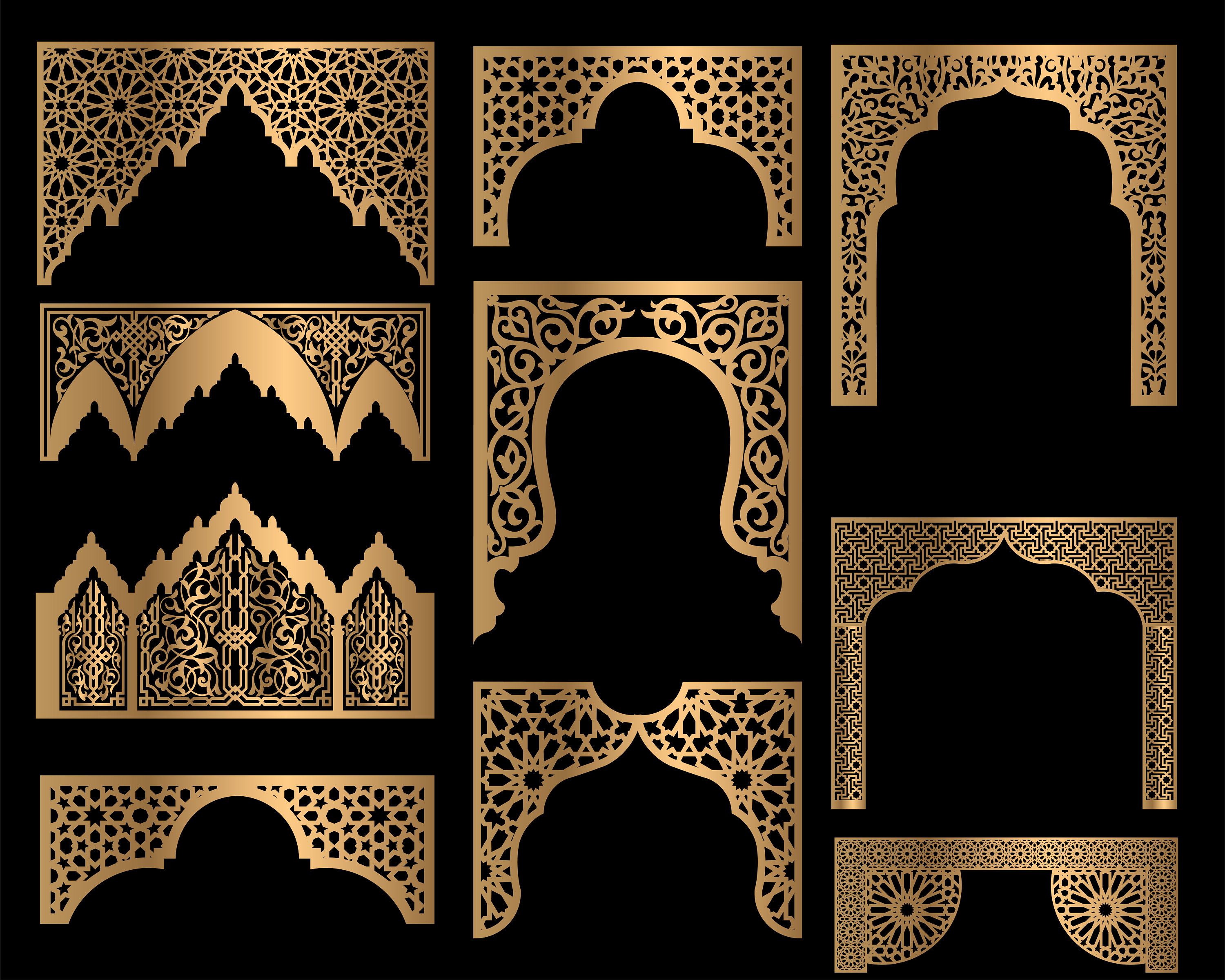 Set Vector Arches Dxf Eps Svg Ai Pdf Png Formats for - Etsy UK Set Vector Arches Dxf Eps Svg Ai Pdf Png Formats for - Etsy UK