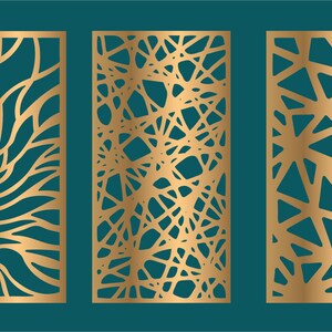 Geometrische Muster, Panel Kollektion 04, Vektor Dateien, für laser cut ...