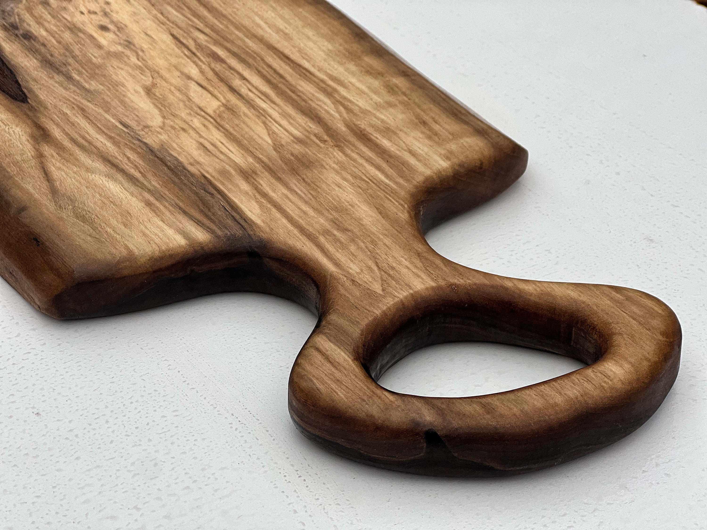 Solid Walnut Live Edge Cutting Board - Etsy