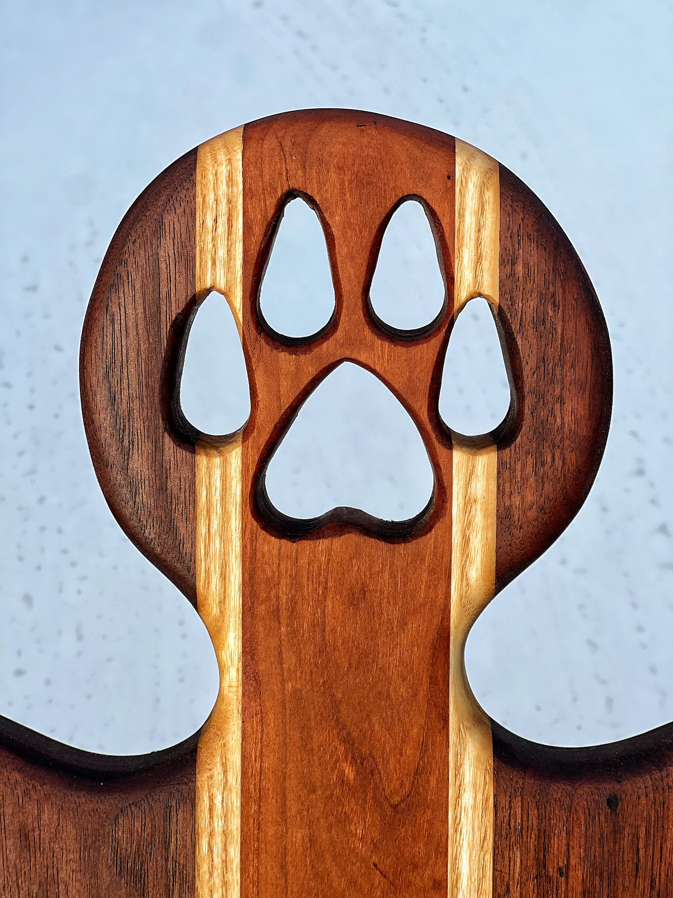 Dog Paw Handle Cutting Board - Etsy