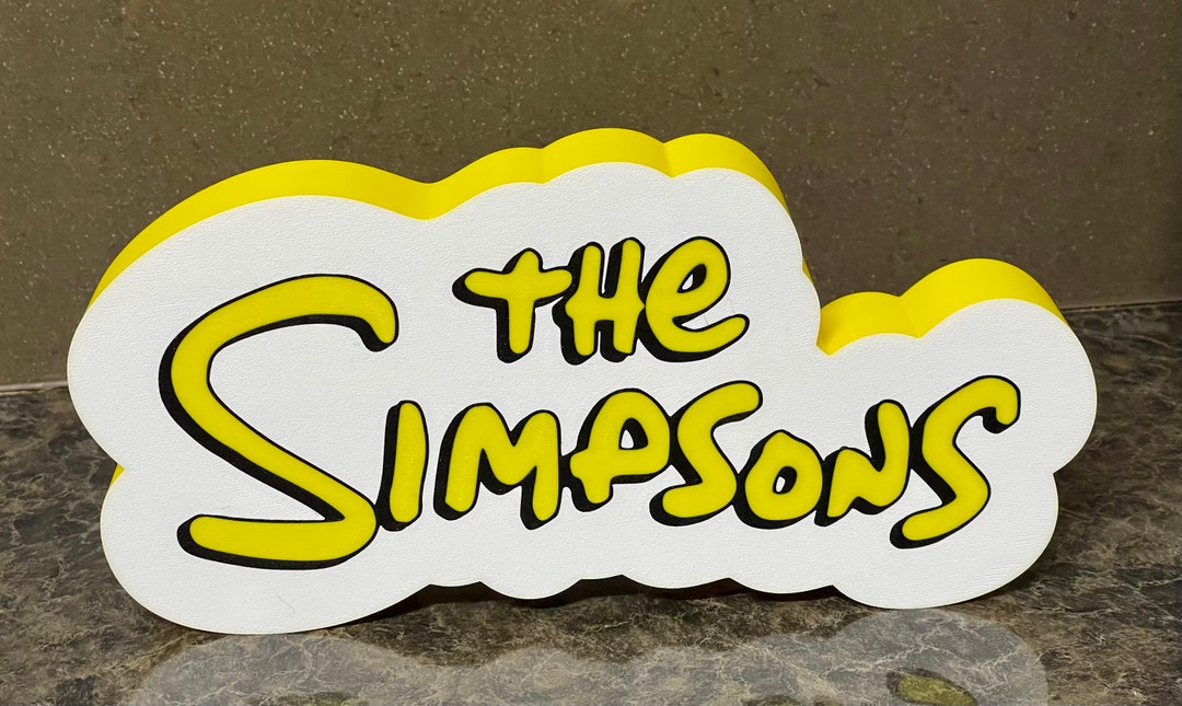 The Simpsons Light Box - Etsy