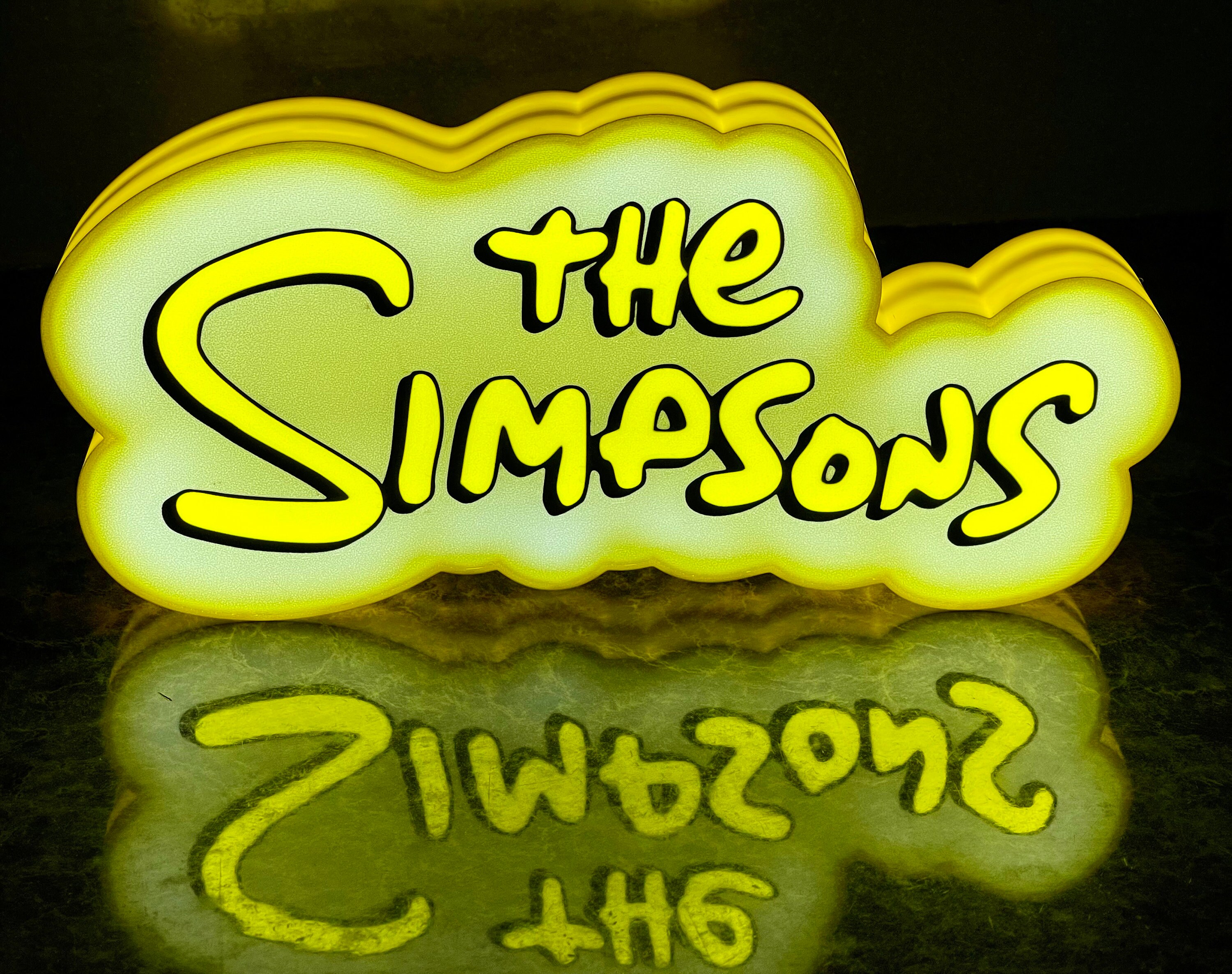 The Simpsons Light Box - Etsy