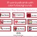 Spanish Vocabulary Cards, February Word Wall, Valentine’s Day ...