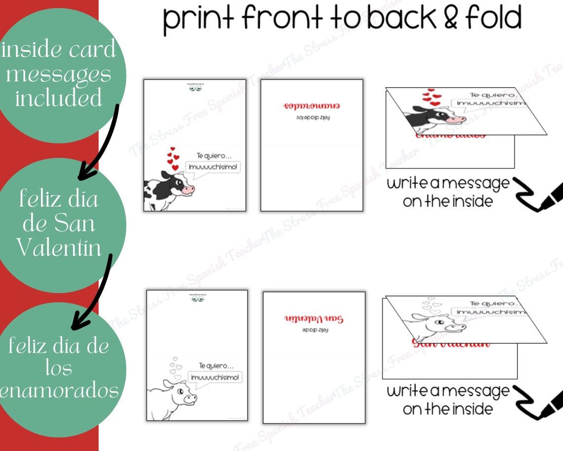 Spanish Valentine Printable, Printable Valentine Kids, Te Quiero Mucho ...