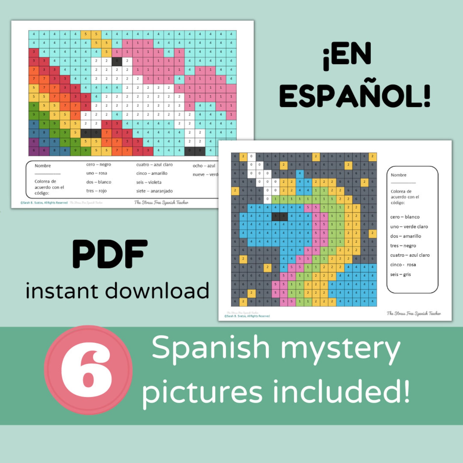 Unicorn Coloring Pages, 6 Printable Unicorn Coloring Pages, Spanish ...