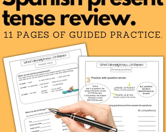 Spanish Verb Conjugation Practice, Spanish Grammar Notes, Spanish Class ...