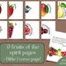 Spanish Fruits of the Spirit Posters, Printable Spanish Wall Art, Bible ...