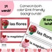 Spanish Vocabulary Cards, February Word Wall, Valentine’s Day ...