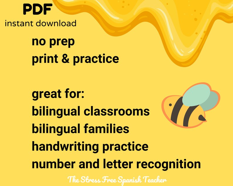 Spanish Workbook, Numbers Practice, Prek - K Activity, Worksheets for ...