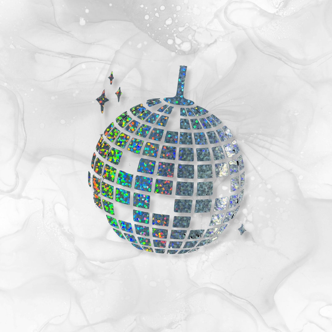 Mirrorball Vinyl Decal Sticker - Etsy
