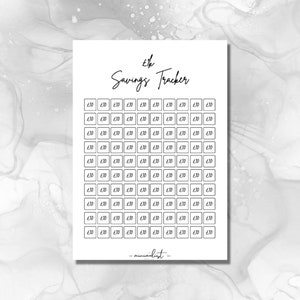 Printable 1000 Saving Challenge Tracker Budget Planner - Etsy