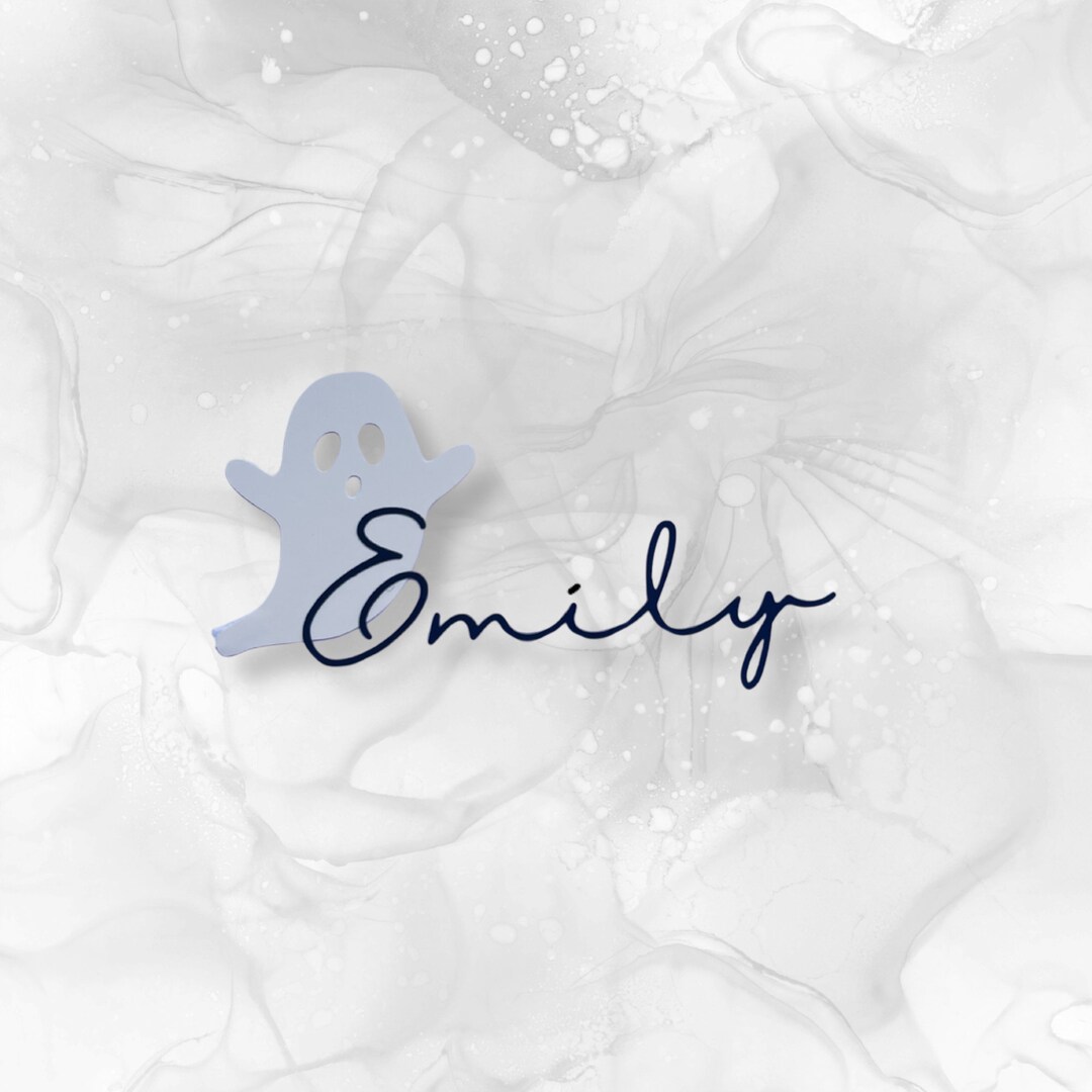 Personalised Ghost Halloween Vinyl Decal Sticker - Etsy