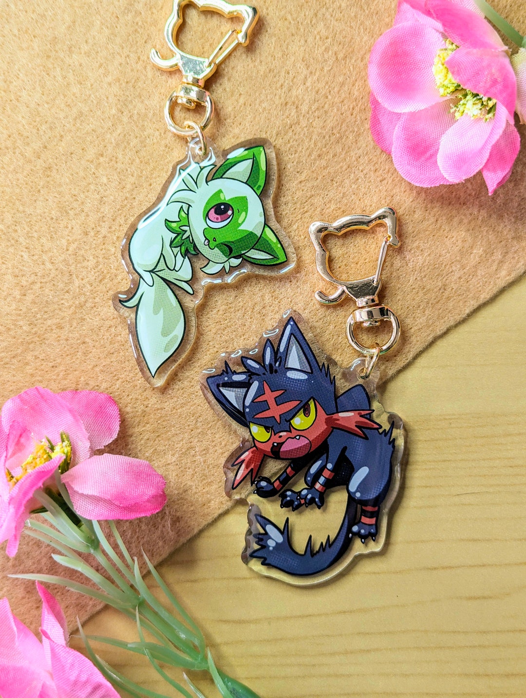 Bad Kitty Pokémon Keychains Fanarts - Etsy