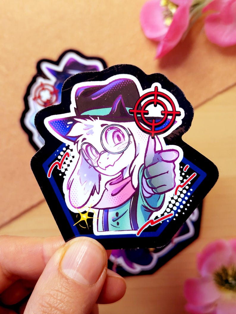 Deltarune Chapter 3 Stickers • Glossy, Waterproof Fanart - Etsy