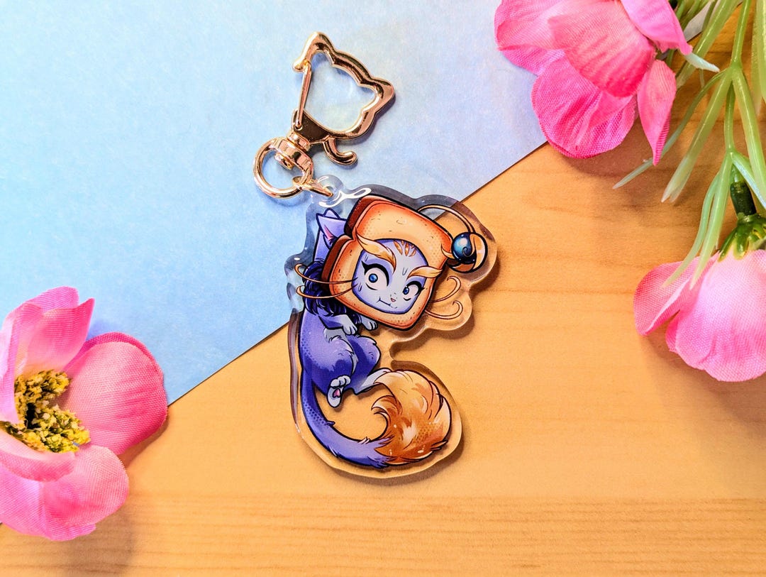 Bad Kitty Yuumi Keychain • Fanart - Etsy