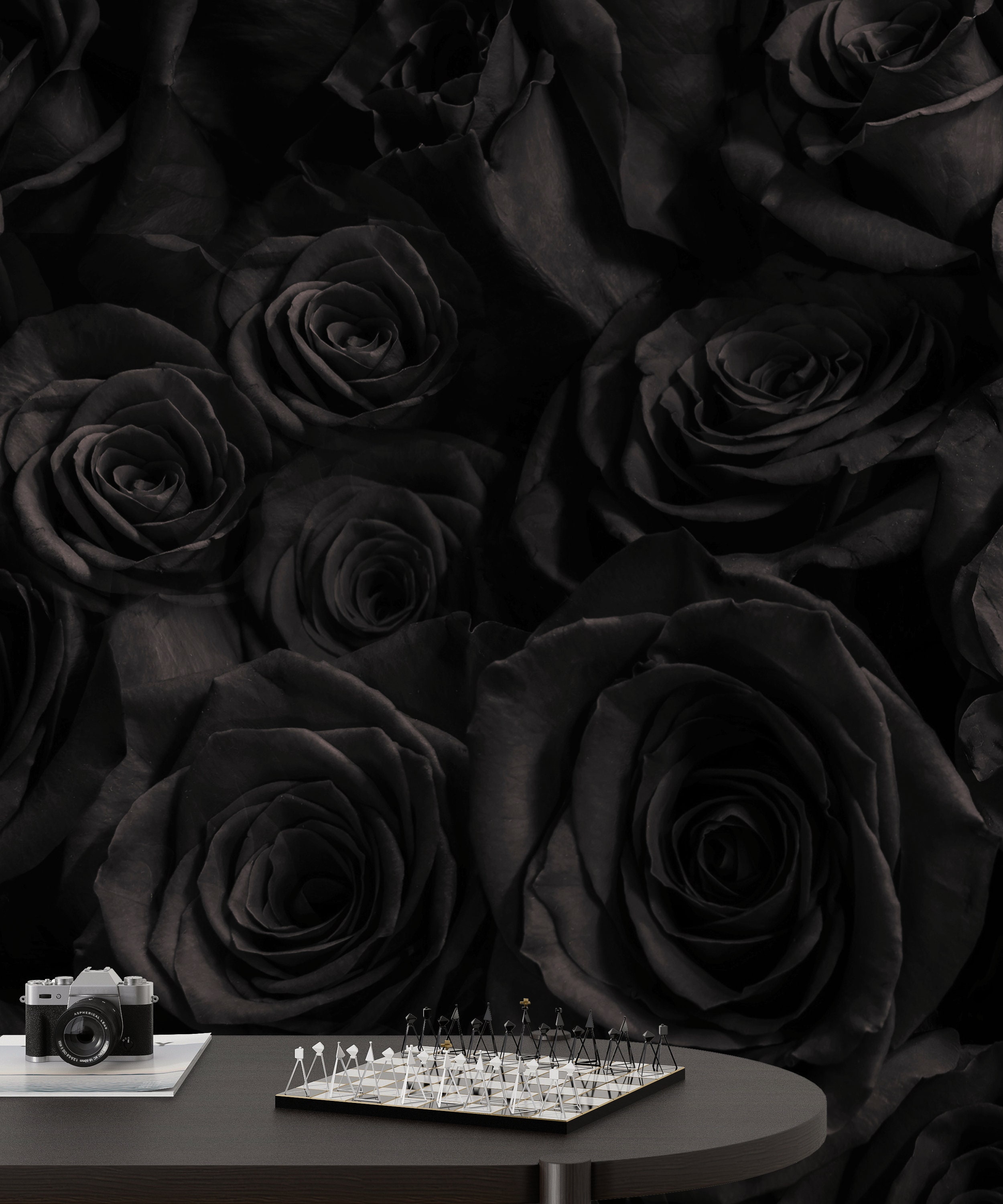 Black Roses Iphone Wallpaper