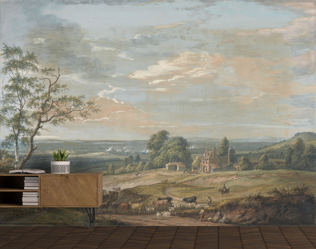 Scenic Wallpaper Mural, Landscape Wallpaper Peel and Stick, Scenic Wall ...