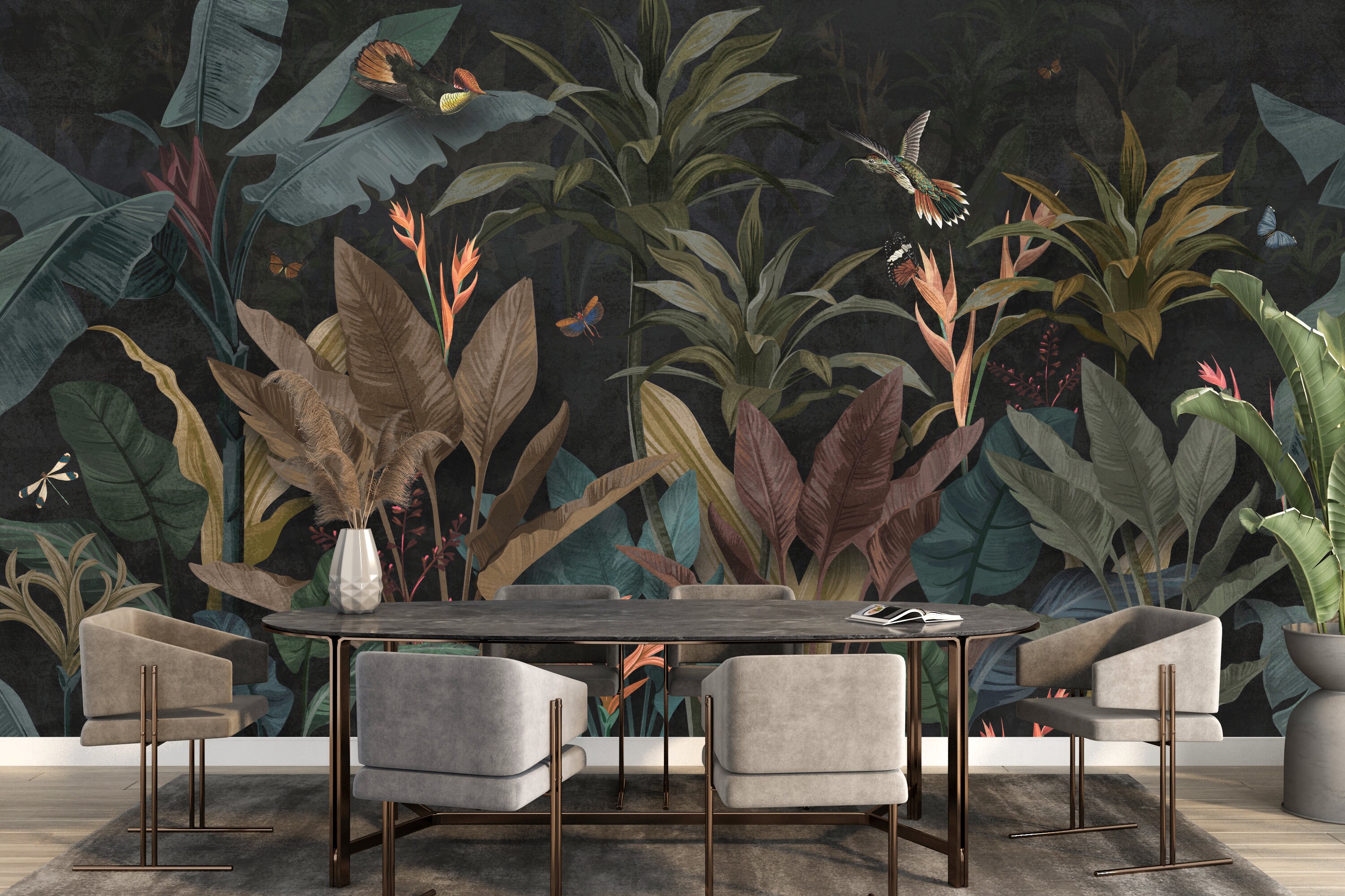 Dark Wallpaper Forest Wallpaper Tropical Wallpaper Jungle - Etsy Canada