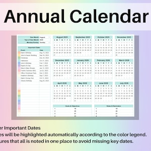 Editable Monthly Calendar Spreadsheet Google Sheets & Excel | Undated ...