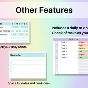 Editable Planner Spreadsheet Google Sheets & Excel | Daily, Weekly ...