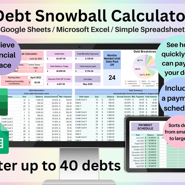 Excel Spreadsheet - Etsy